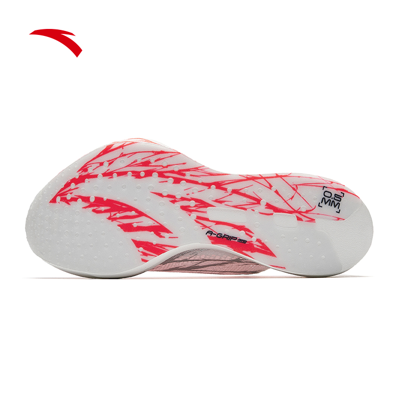 ANTA Men C202 G9 Carbon Plate Running Shoes 1125B5573-2 -White/Red ...