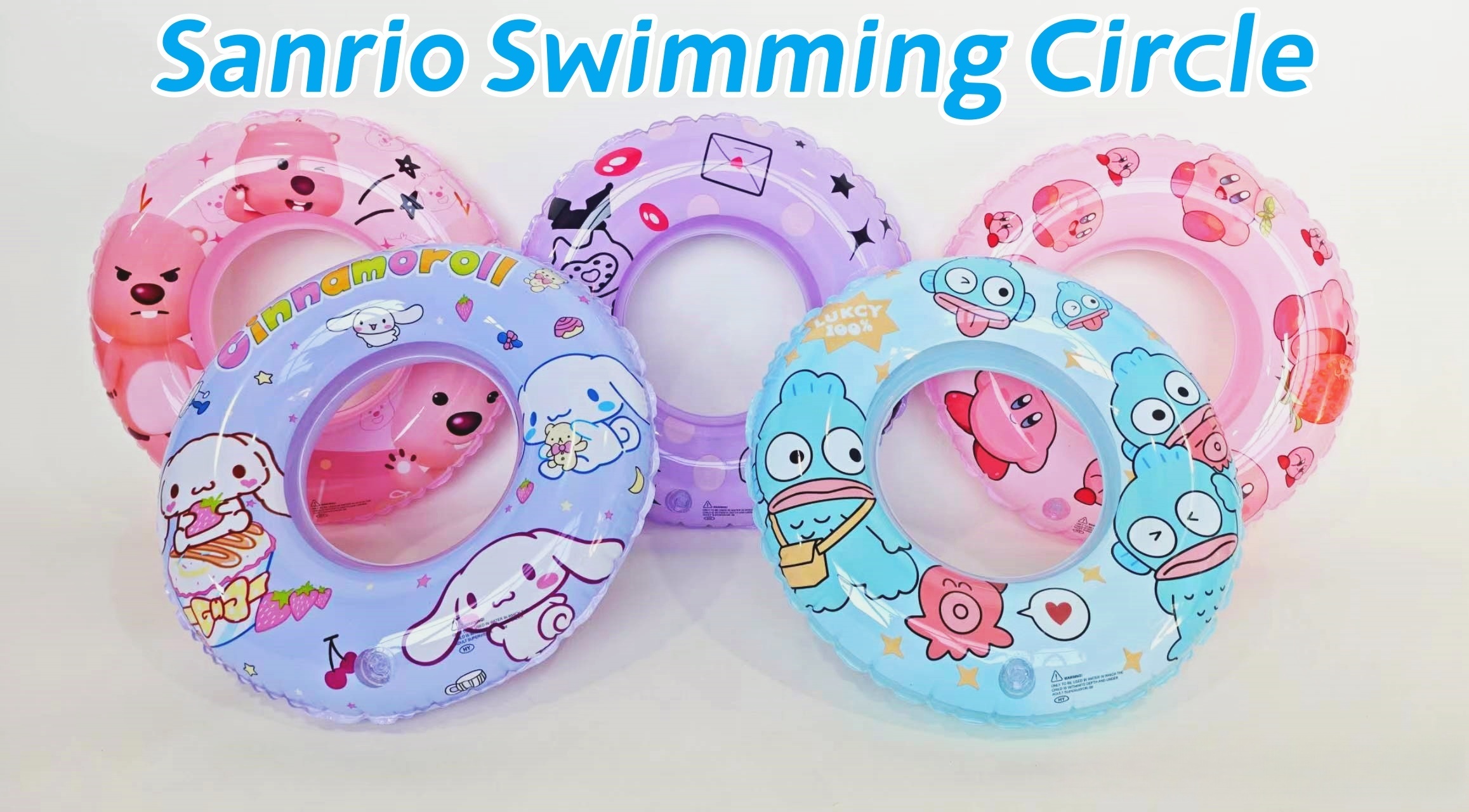 Children cute cartoon beach swimming pool underarm swimming ring baby ...
