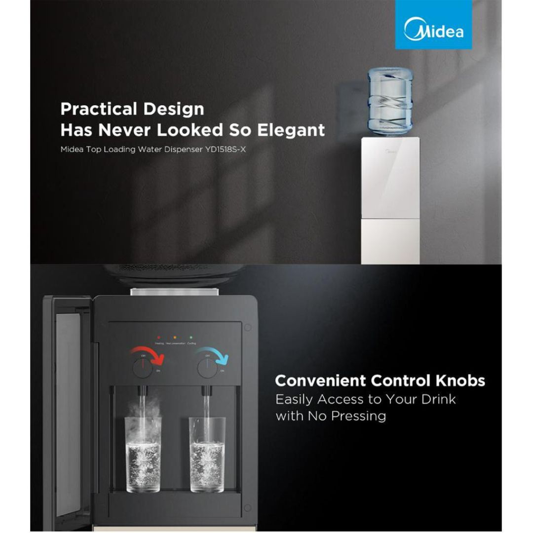 Midea Mesin Dispenser Air Floor Stand Water Dispenser Without Bottle ...