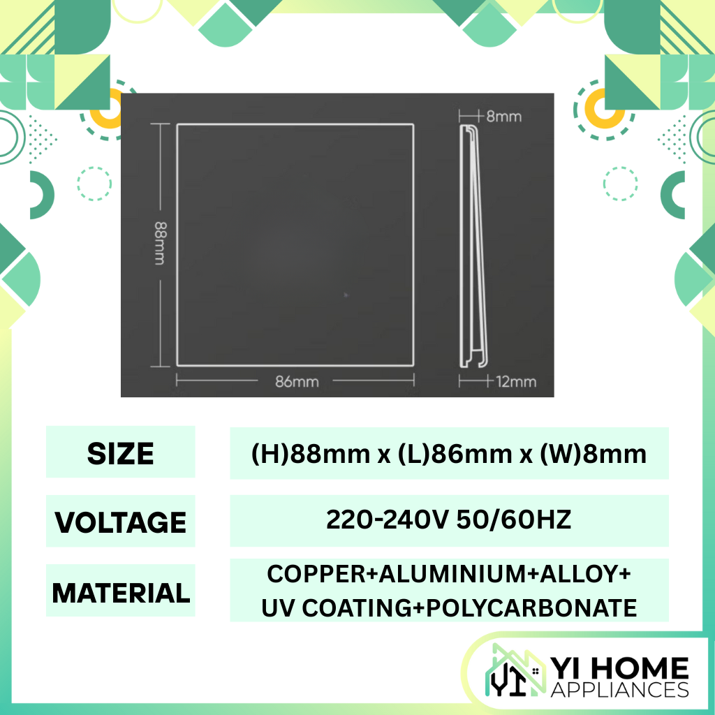 [WHITE] reTouch Ultra Rimless Switch 1/2/3/4 Gang 1/2Way Wall Switch ...