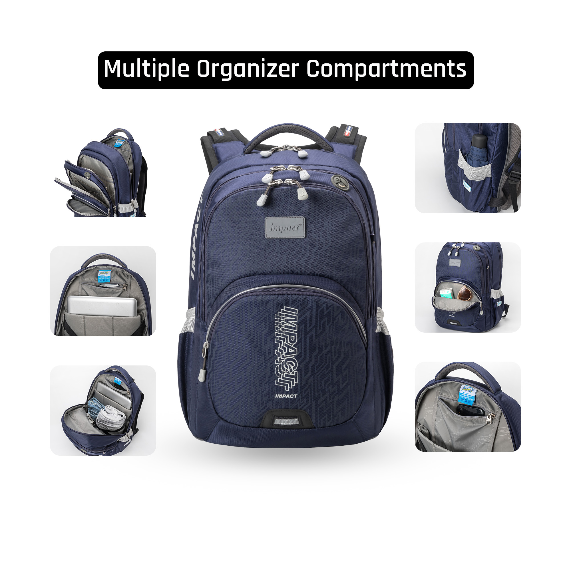 IMPACT Impact Ergo-Comfort School Bag Spinal Support Ergonomic Backpack ...