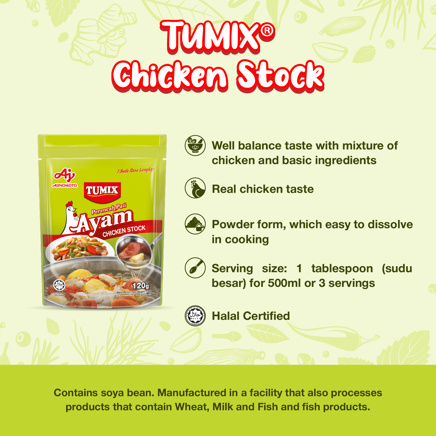 TUMIX® Chicken Stock (1kg x 10 pack) | Shopee Malaysia