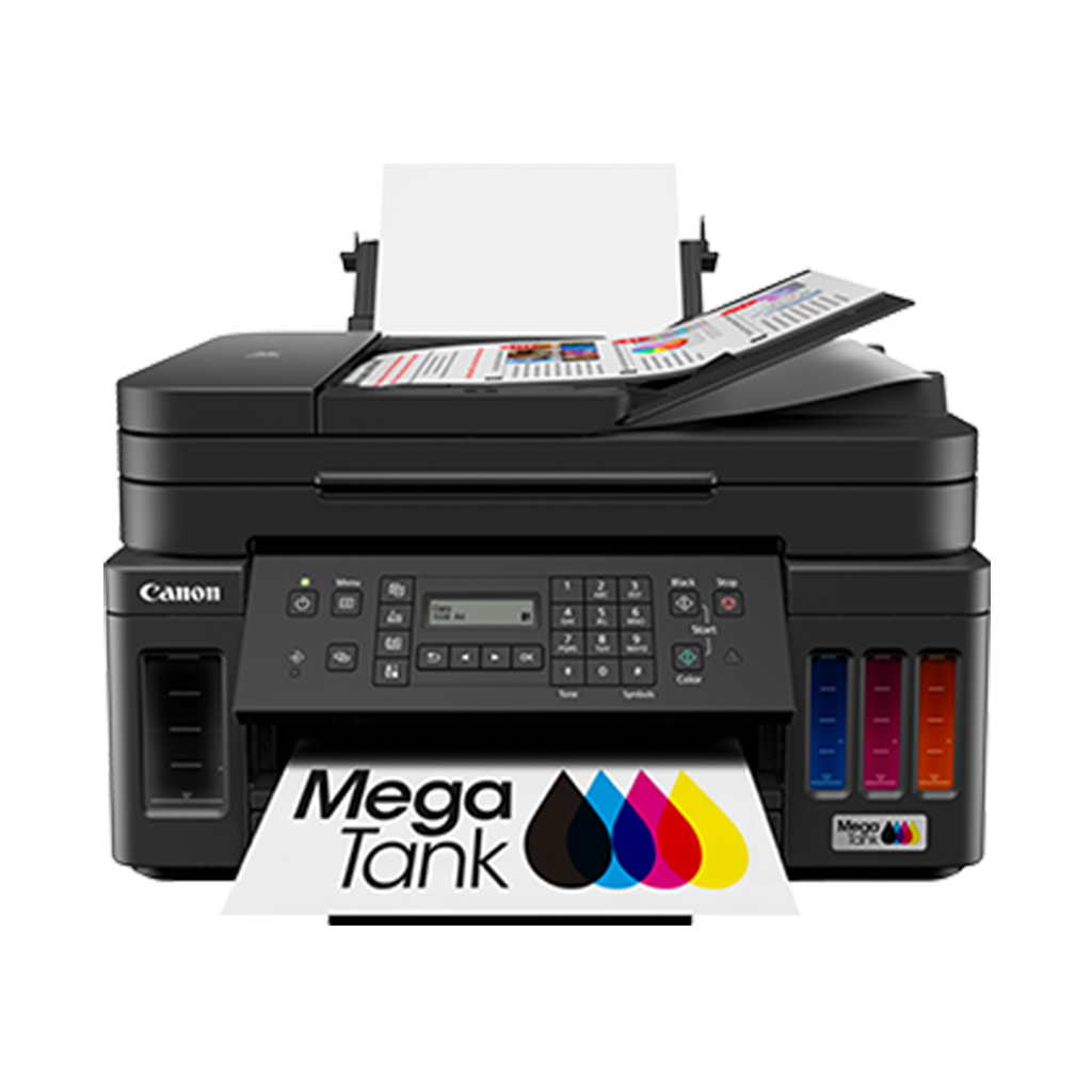 1 All-in-One Ink Tank Printer With 2-Line LCD Display and ADF (Print ...