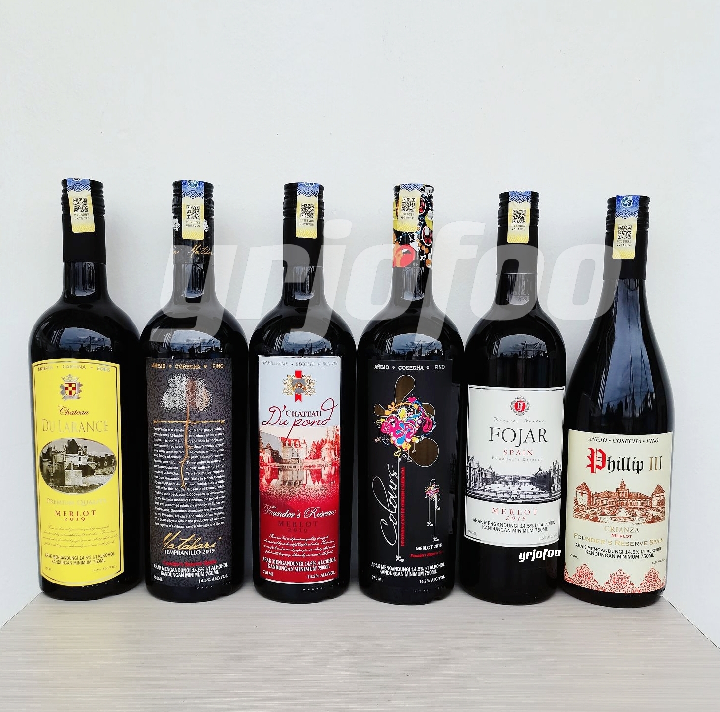Red Wine Package M6 Merlot (一套6支 购买 6个商品共 ) | Shopee Malaysia