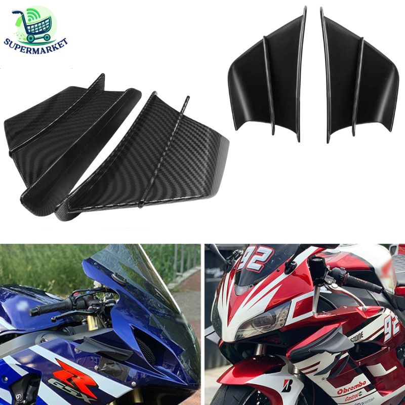 Motorcycle Winglet Spoiler Aerodynamic Side Fairing Kit Untuk Y15 Y16 ...