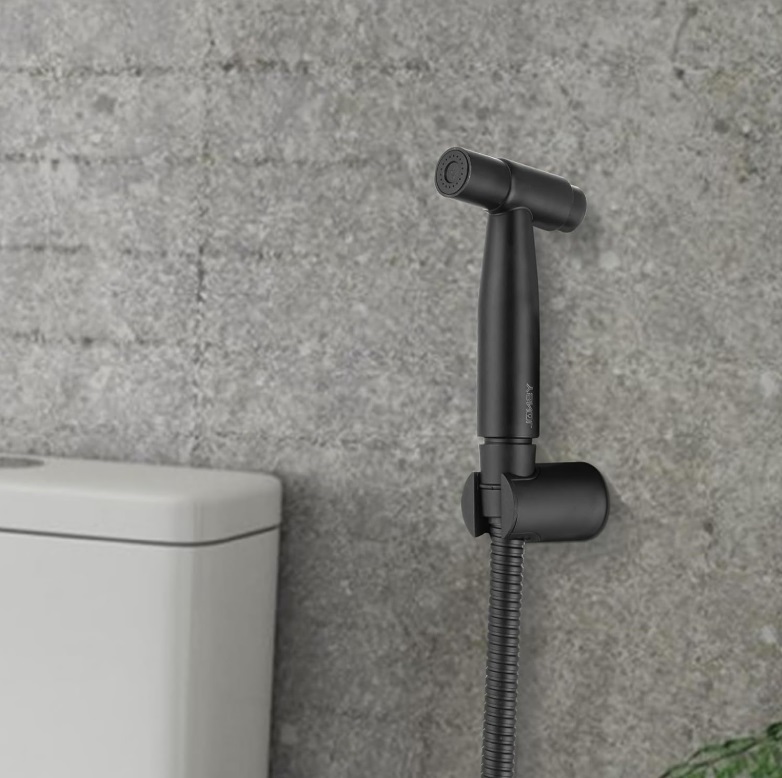 Bidet Spray Stainless Steel SUS 304 Toilet Press Type Hand Shower Spray ...