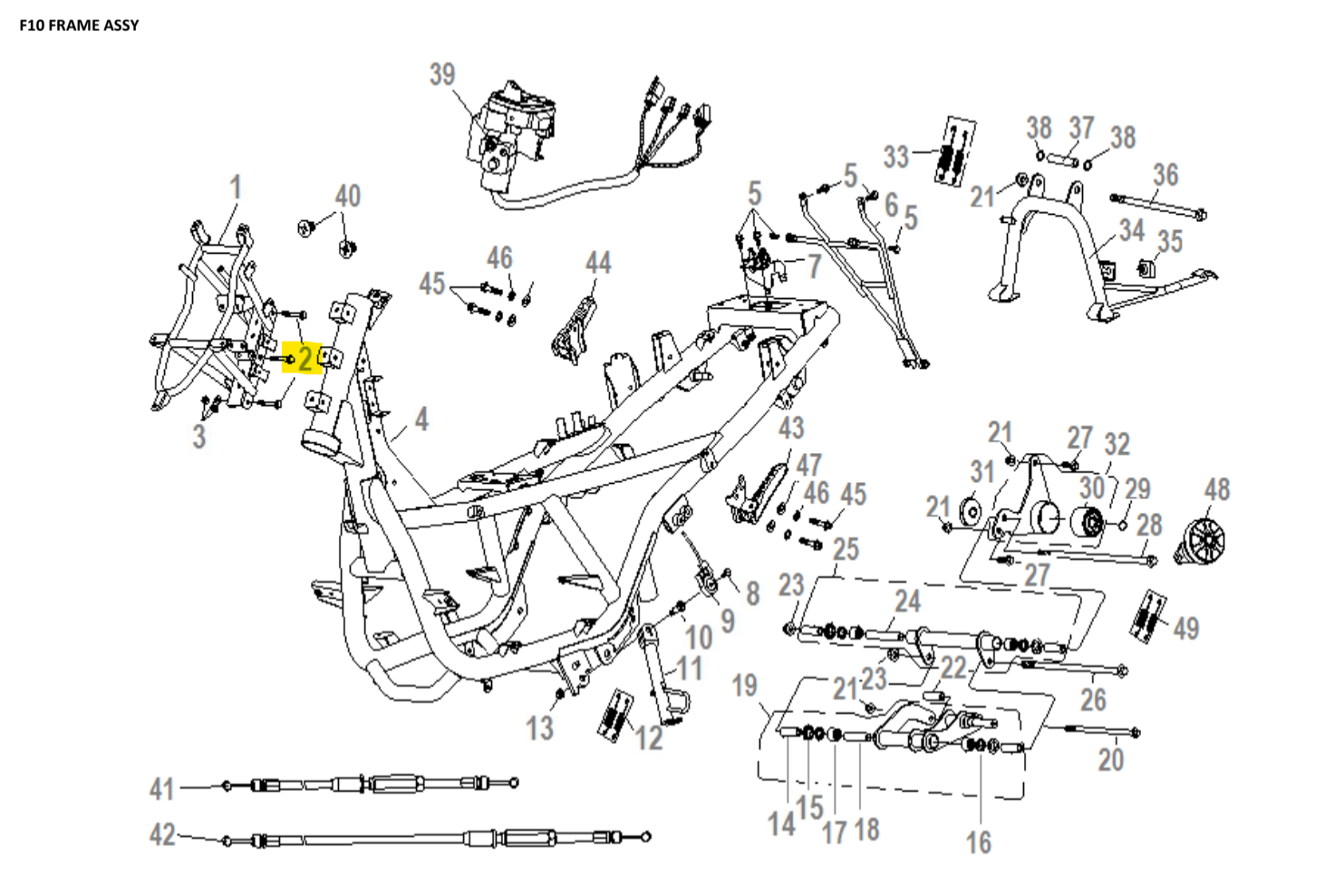 [Spare Parts Order] WMOTO ES250i BOLT M6*50 (Part No. P0132304380000 ...
