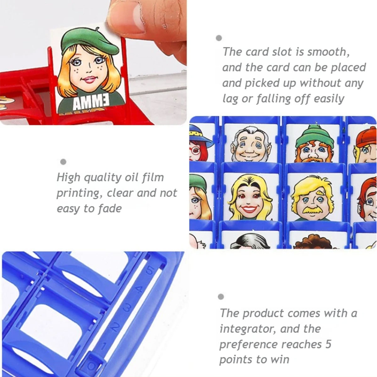 New Guess Who I Am Game board card head with logical thinking Puzzle ...