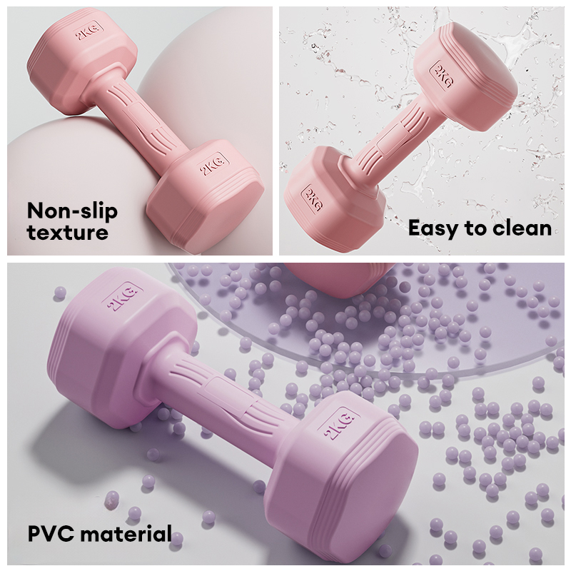 1kg/2kg/3kg Dumbell Hexagon Gym Dumbbell Exercise Fitness Home Weight ...