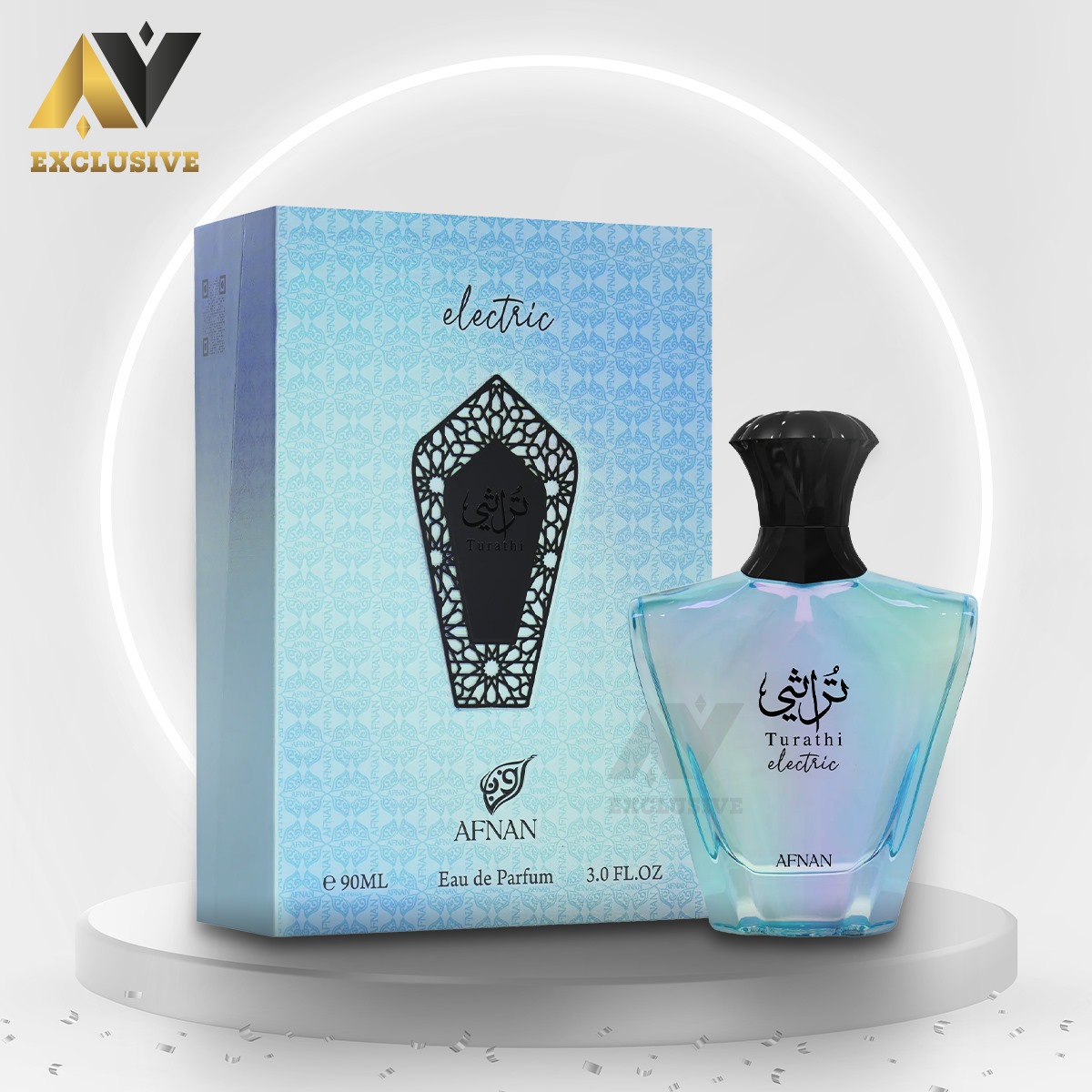 Turathi Electric Afnan Perfume Original For Men & Women EDP 90ml ...