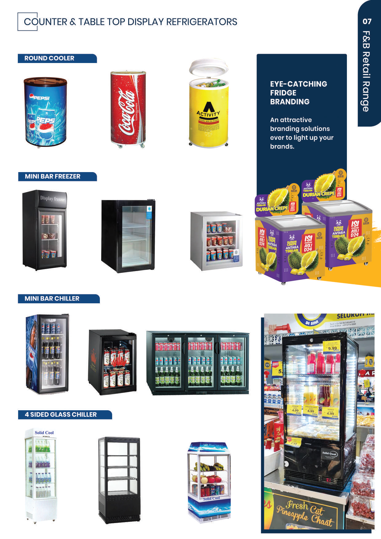 [ SOLID COOL ] MINI BAR FREEZER 40L 45L 92L BEVERAGE STORAGE ICE CREAM ...