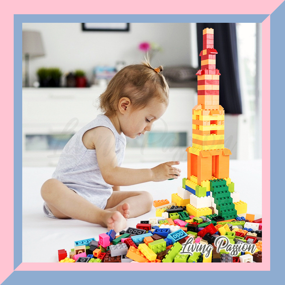 Building Colorful Blocks Kids Children City Bricks Compatible ...