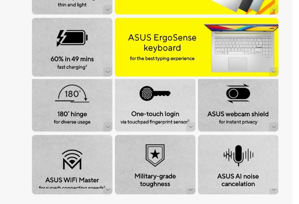 ASUS VivoBook Go 15 E1504F-ANJ871WMS 15.6'' FHD Laptop Cool Silver ...