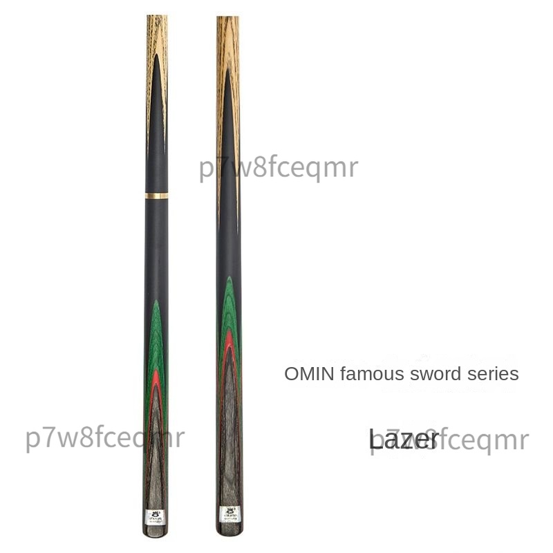 O'MIN OMIN pool cue snooker cue small head black 8 Chinese eight ball ...