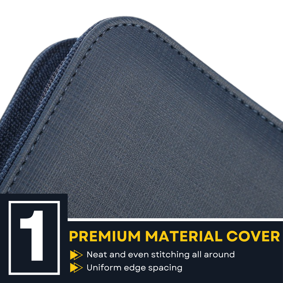CARDVAULT PU Leather 3x3 Zipped Card Album - Premium Card Binder ...