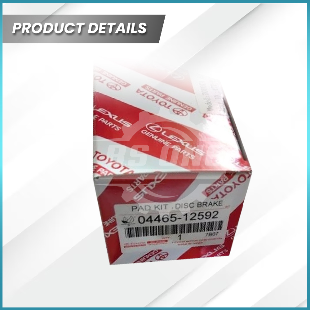 🔥ORIGINAL TOYOTA🔥TOYOTA VIOS 1.5 NCP42 (2003-2007) FRONT DISC BRAKE PAD ...
