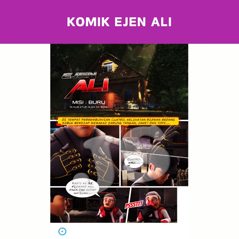 KOMIK ADAPTASI: EJEN ALI MUSIM 3 JILID 01-06: MISI: BURU CABARAN SETERUSNYA | KOMIK MALAY 2025 ...