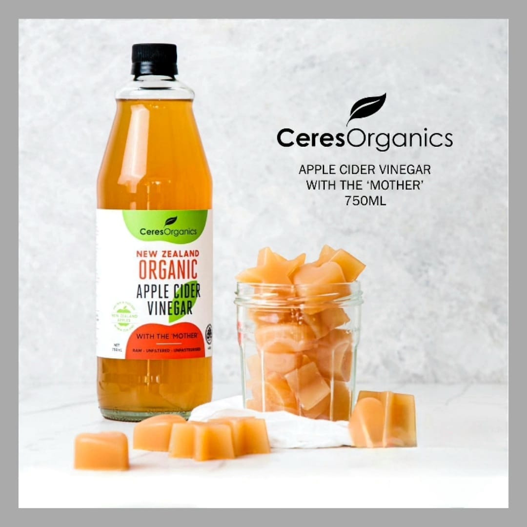 Ceres Organics Apple Cider Vinegar – Raw, Unfiltered, Organic, 750mL ...
