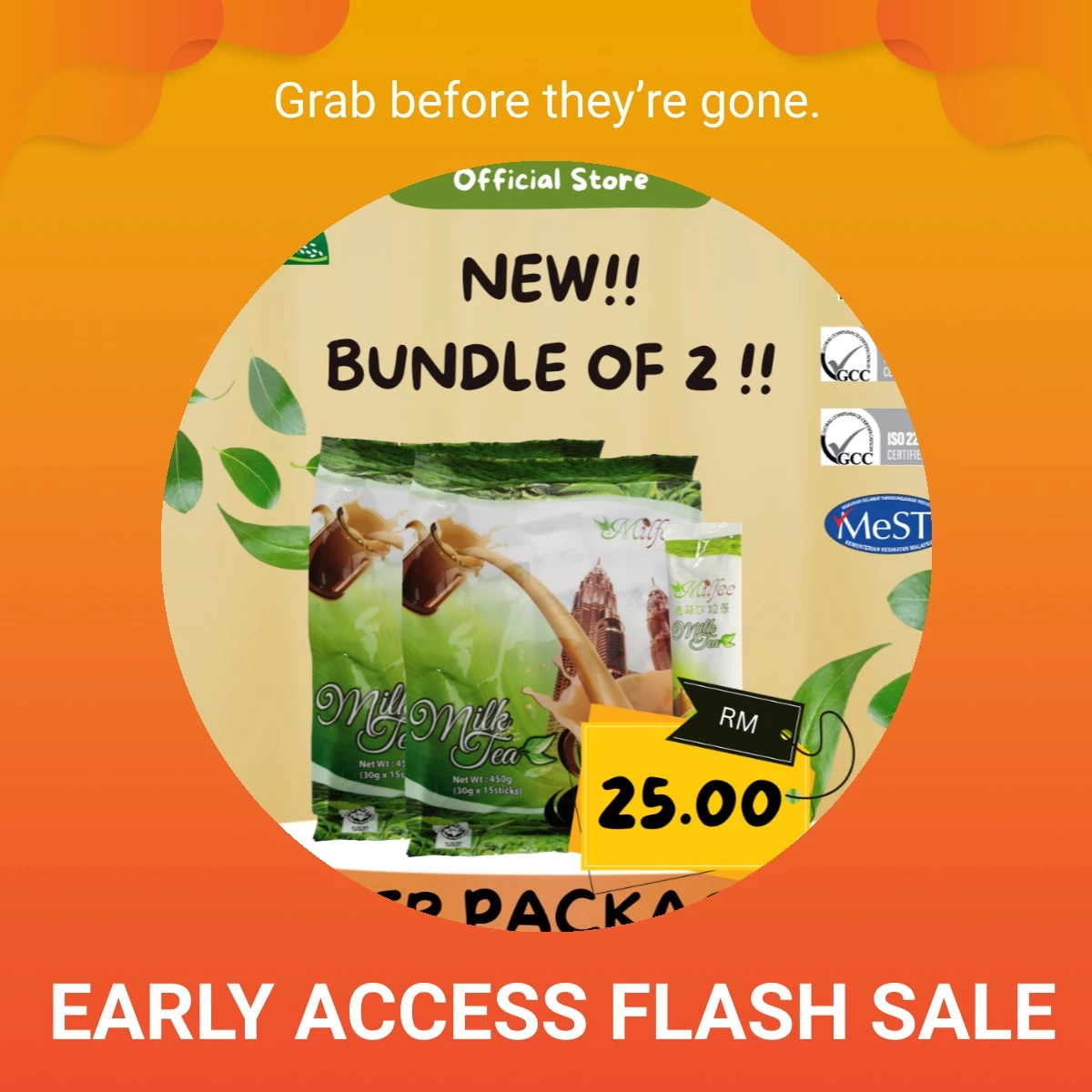 EL MILFEE TEH TARIK ORIGINAL 30GM x 15 SACHET (HALAL, LOCAL PRODUCT) | Shopee Malaysia