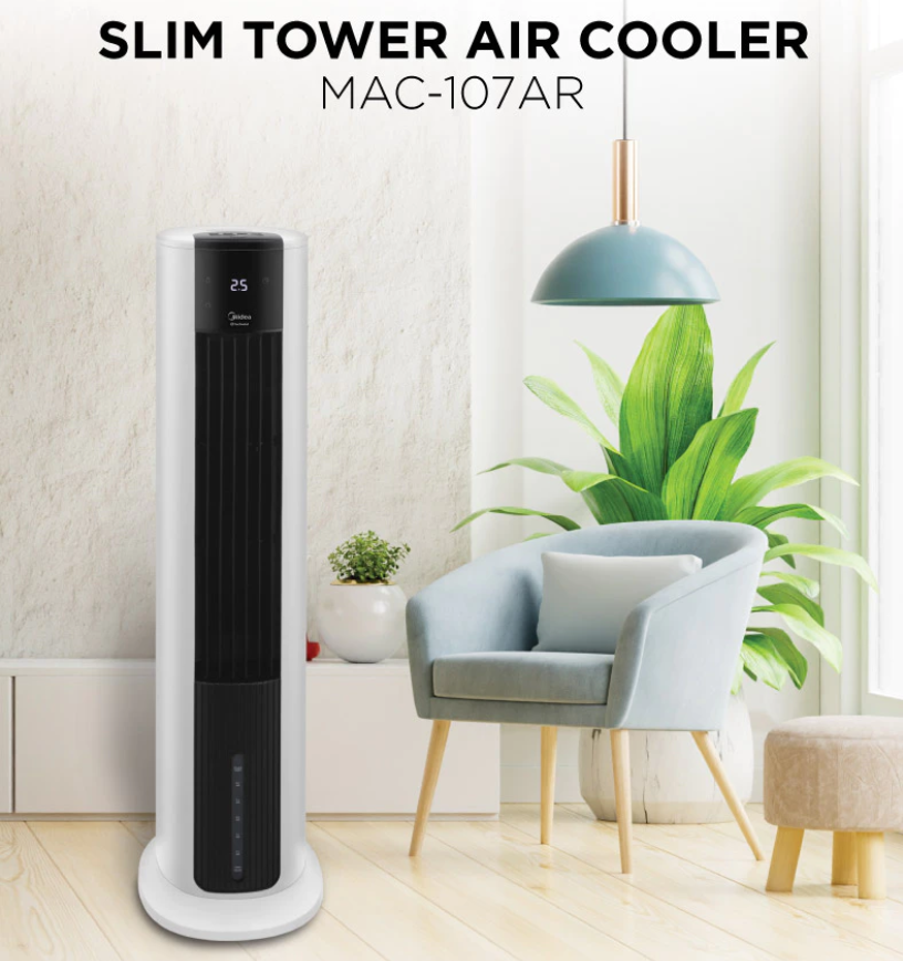 Midea Air Cooler (6.0L/7.0L/10.0L/15.0L) with Remove Control MAC-106A ...