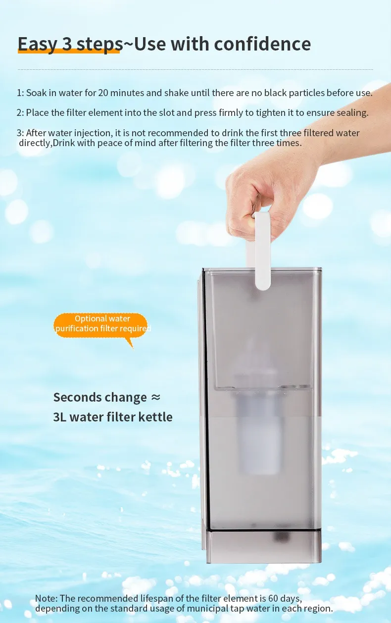 MI Desktop instant hot water dispenser 4-speed temperature control mini ...