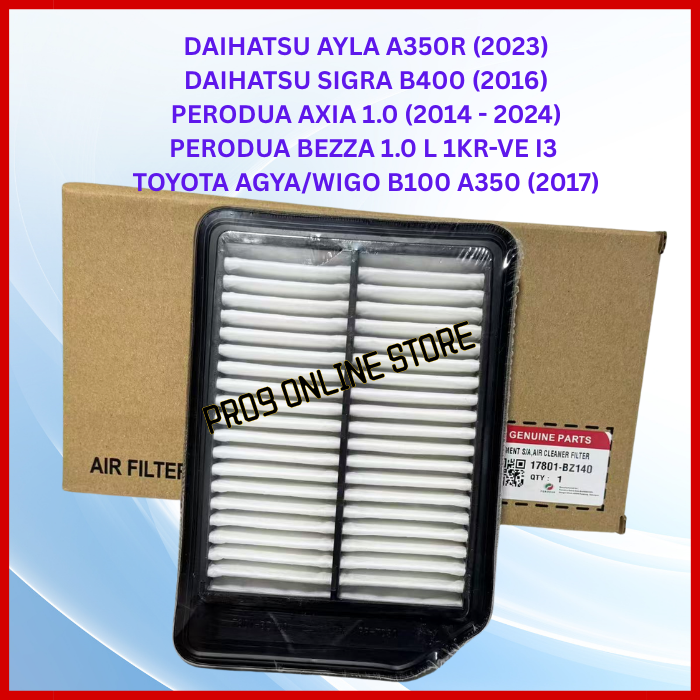 PERODUA AXIA 1.0 BEZZA 1.0 2016-2024 DAIHATSU AYLA A350 SIGRA B400 ...