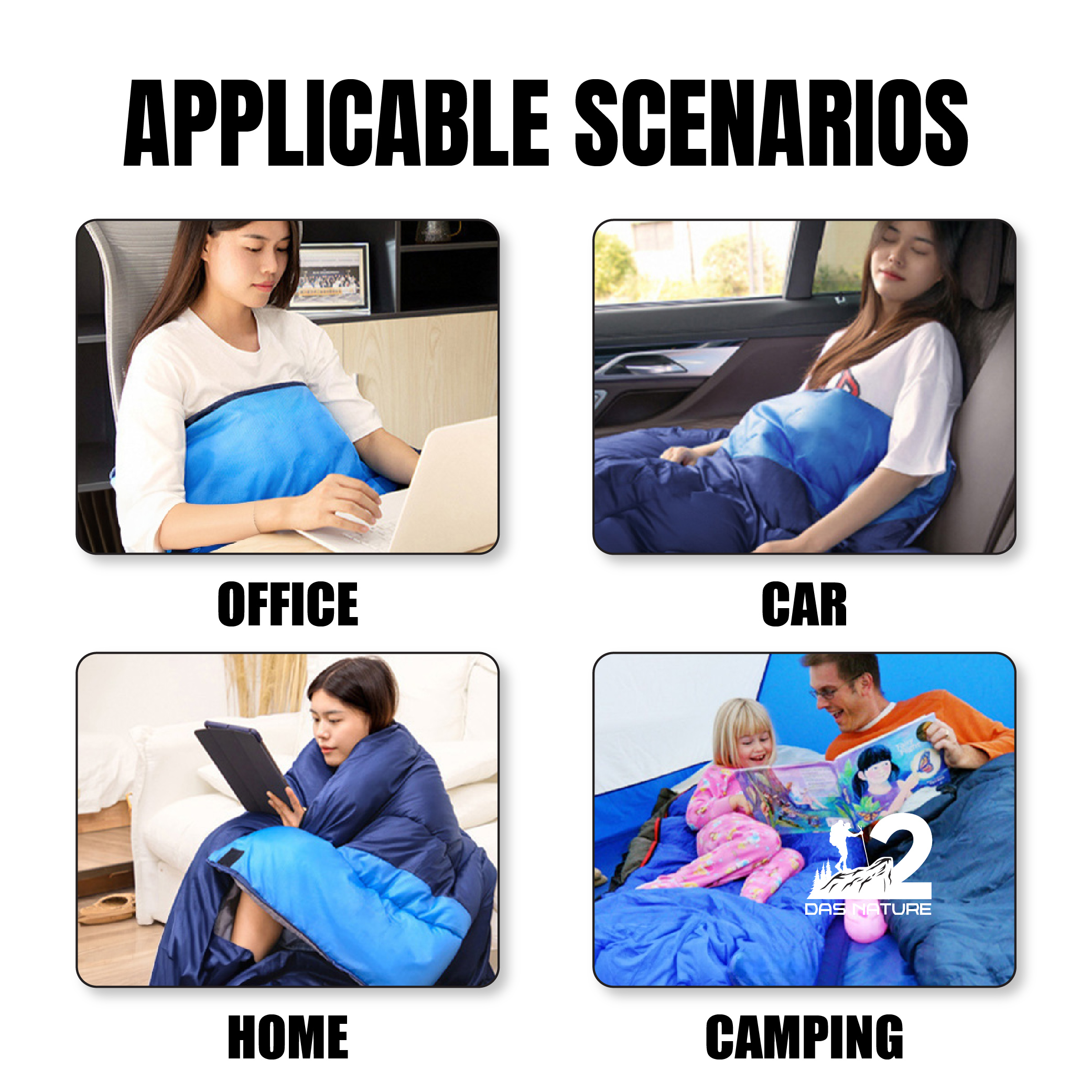 Beg Tidur Tebal Camping Sleeping Bag lightweight Outdoor Hiking Camping ...