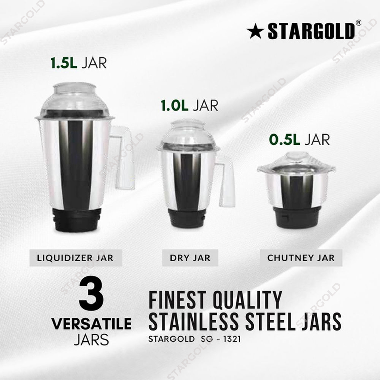 STARGOLD SG-1321 800W Mixer Grinder | Juicer Blender | Heavy Duty Food ...