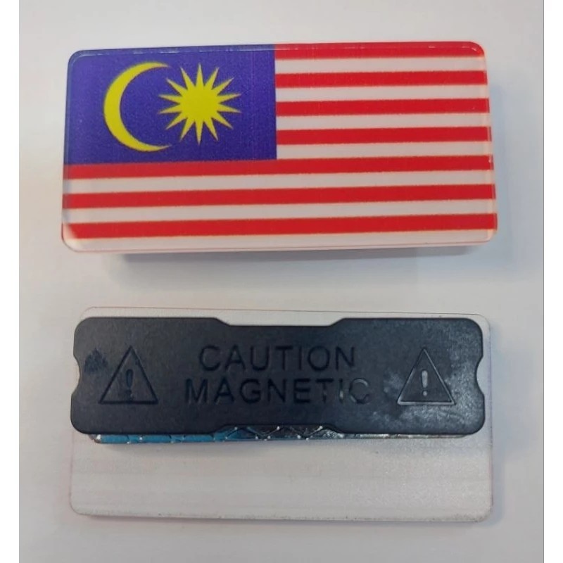 Lencana Jalur Gemilang Saiz Besar – Pin/Magnet Bendera Malaysia untuk ...