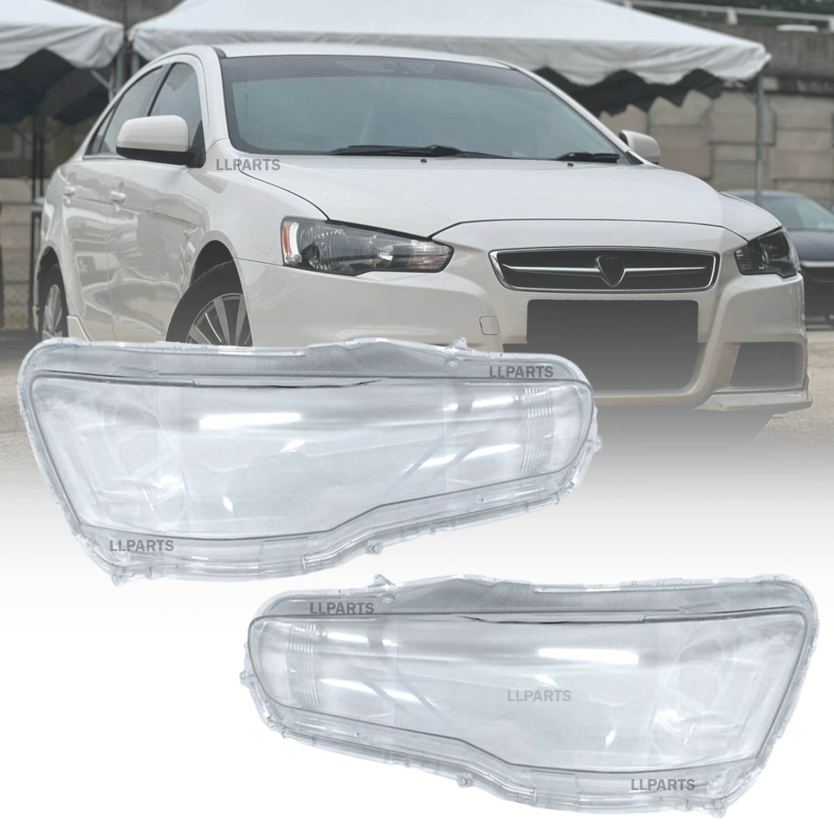 Mitsubishi Lancer EVO 10 Proton Inspira 2008-2016 Headlamp Cover ...
