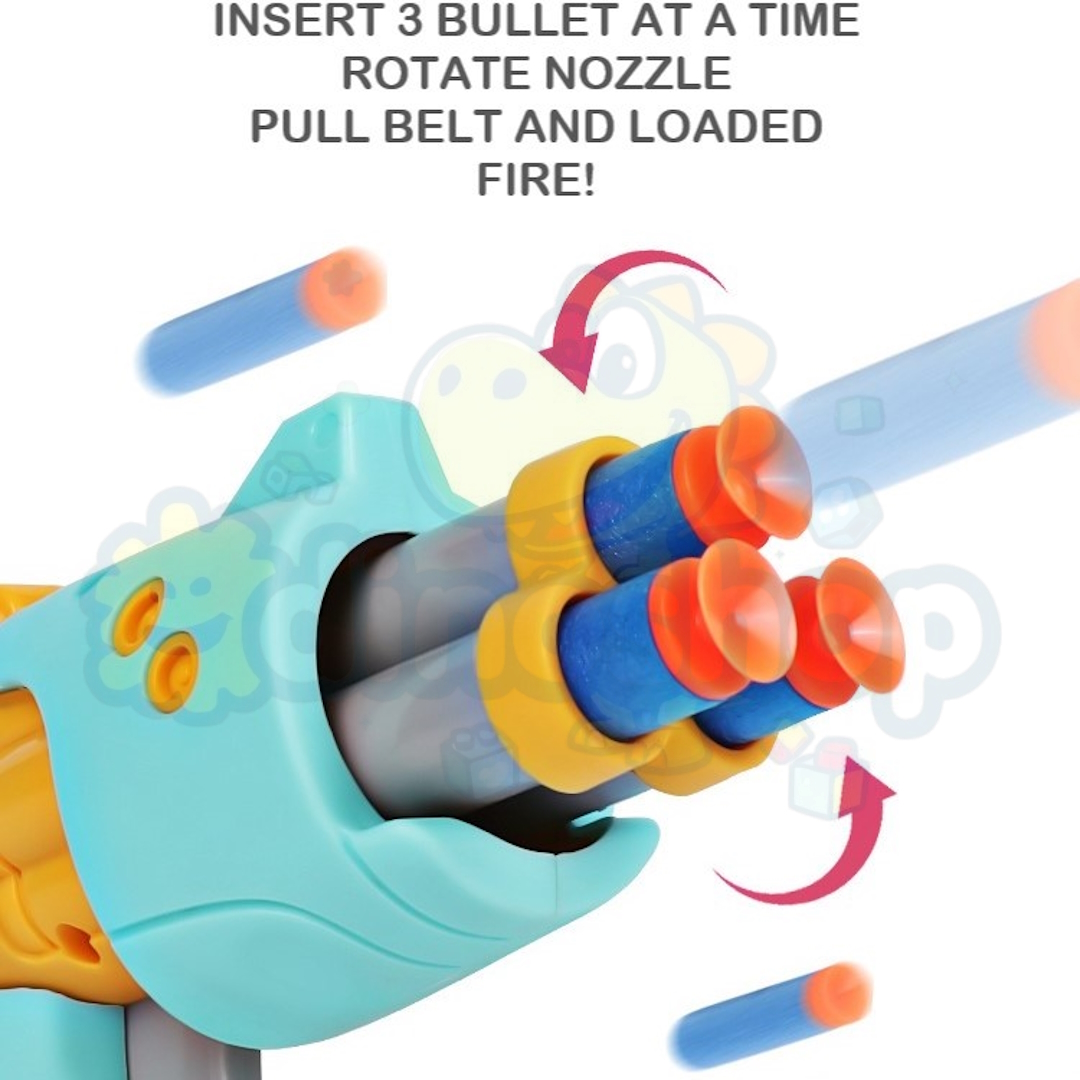Goblin Toy Gun Soft Bullet Blaster Toy Mini Gun Toys Mainan Pistol Eva ...