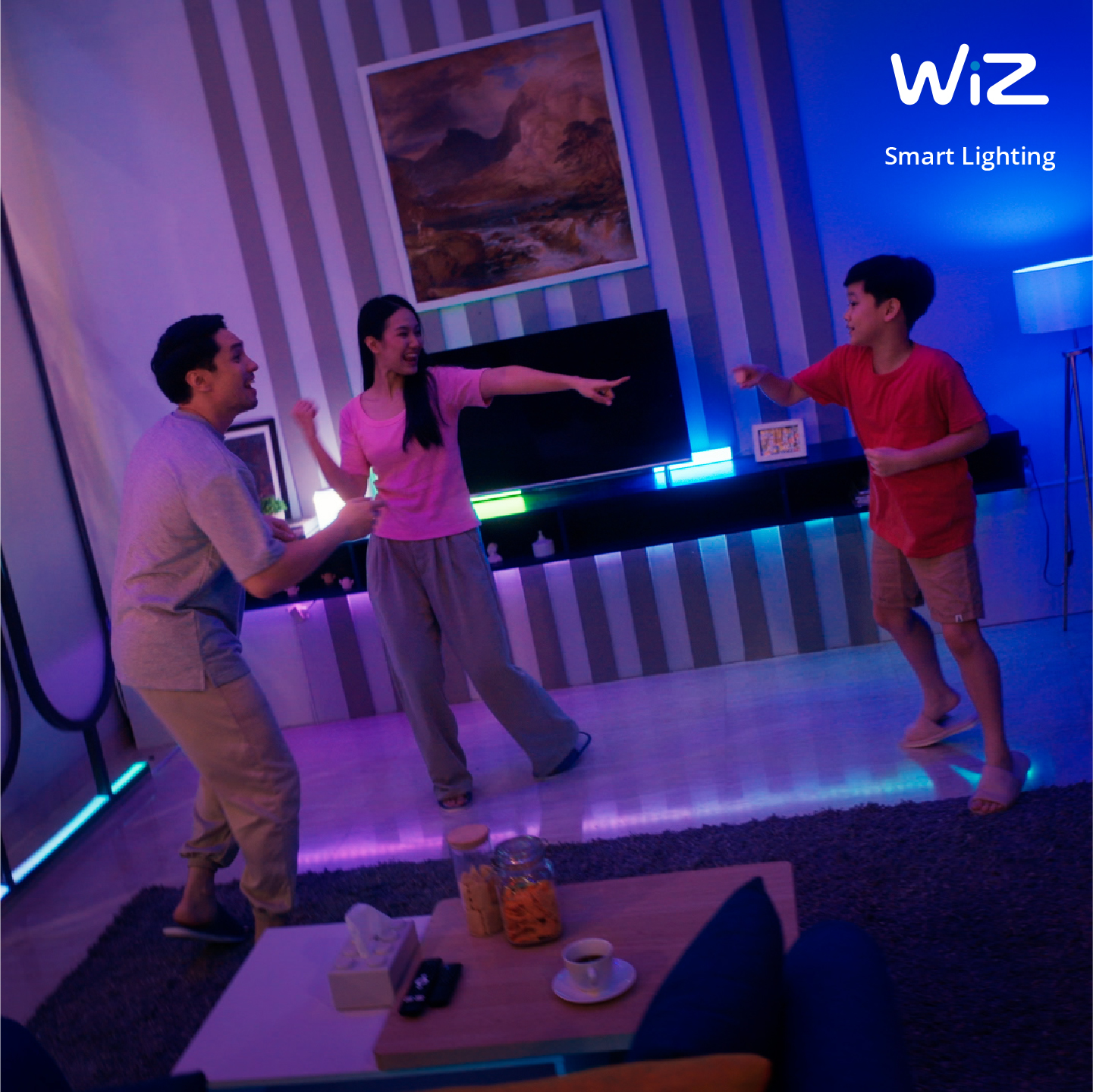 WiZ 10.5W 800LM TUNABLE WHITE 2200K-6500K + RGB SMART LED BAR LINEAR ...