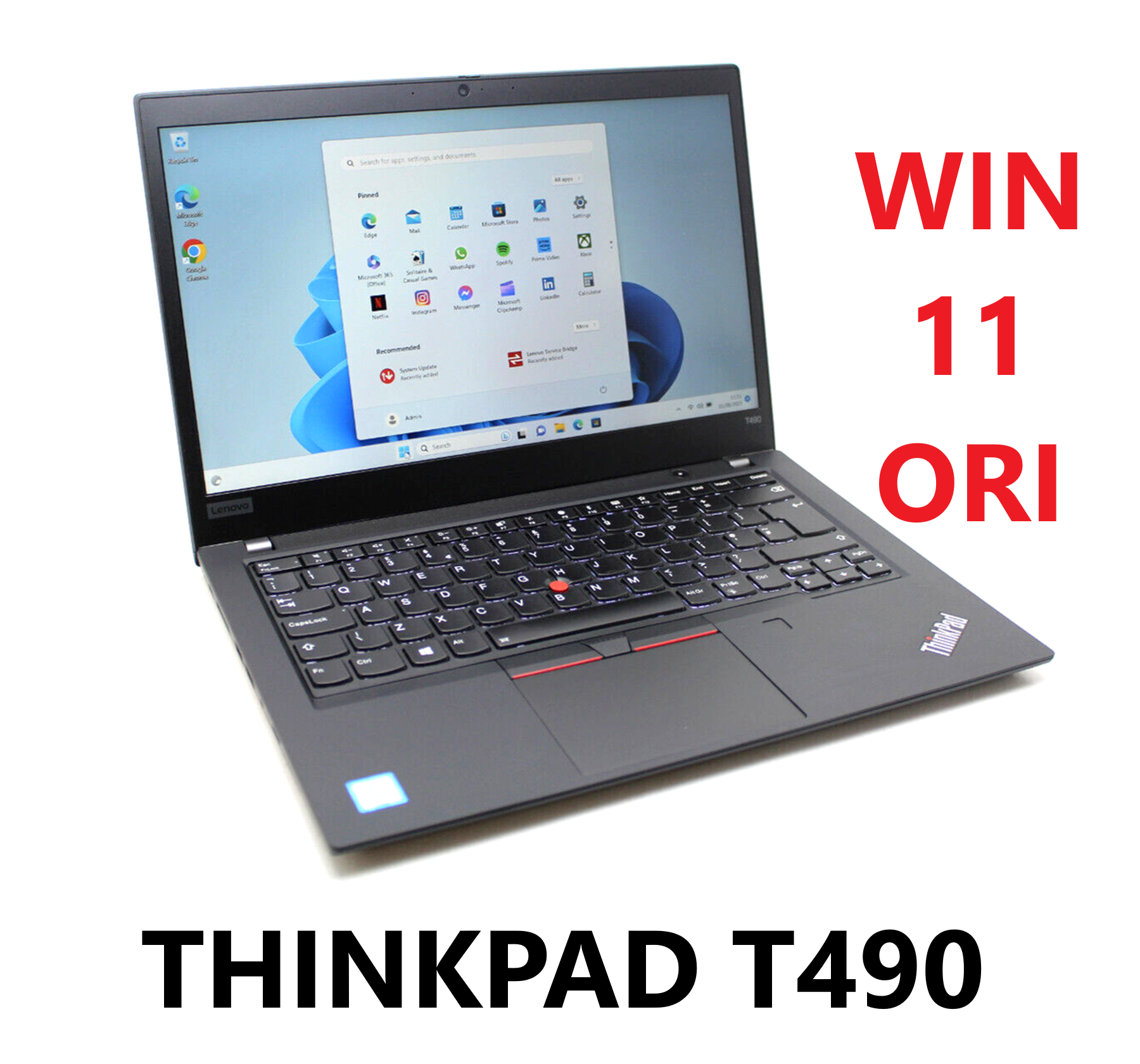 LENOVO THINKPAD T490 INTEL i5 8TH GEN/16GB RAM/512 SSD/ 14" IPS TOUCH ...