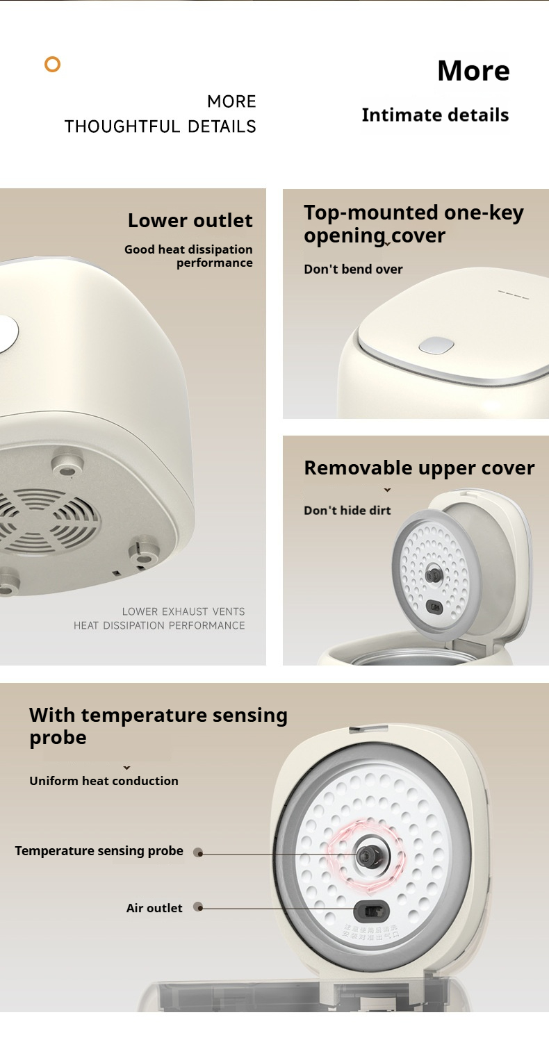 【100% Authentic】2.5L Korea HYUNDAI Smart 2-5 Person Rice Cooker Multi ...