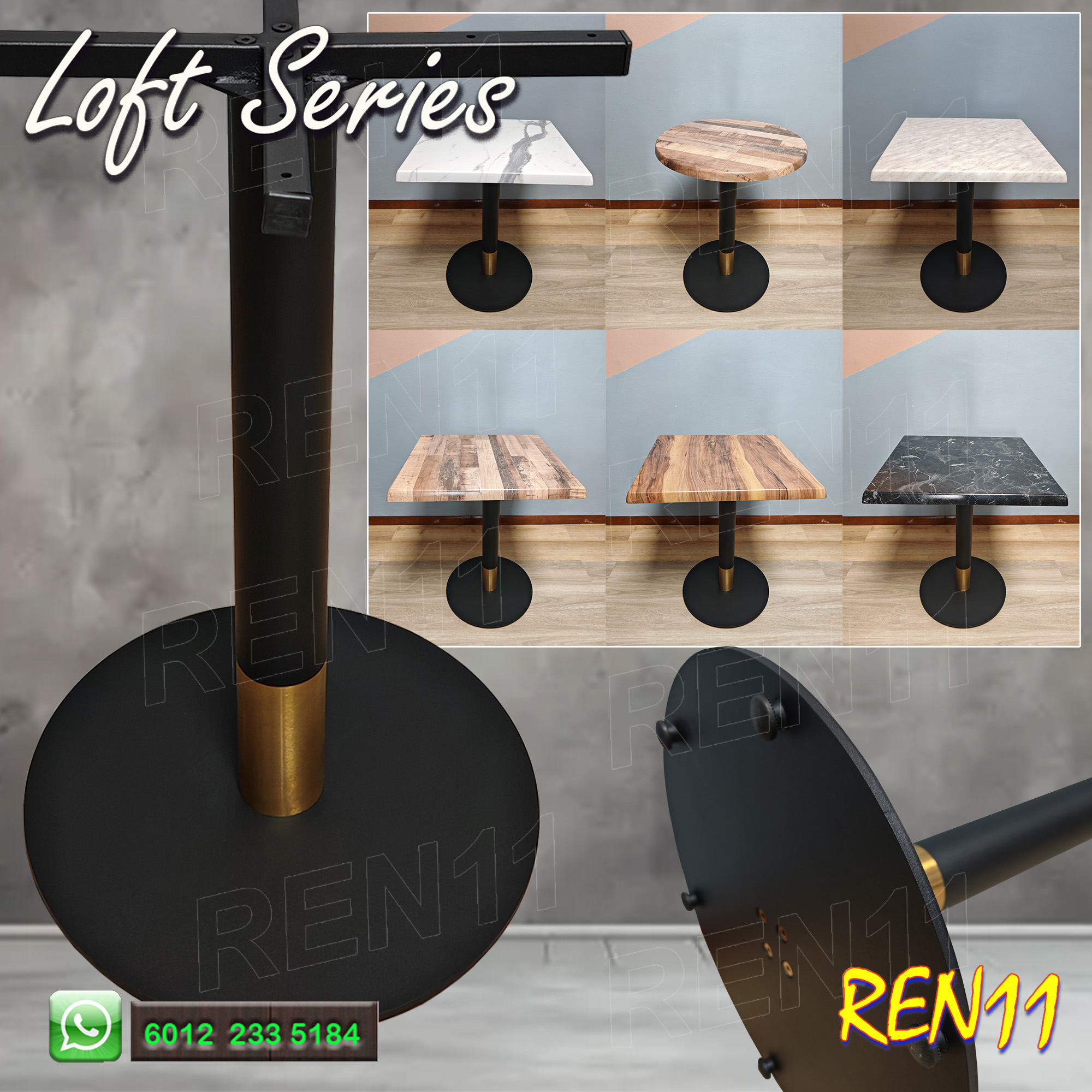 Cafe table，Dining Table Leg, Metal Leg, Kaki besi, Kaki meja , Table ...