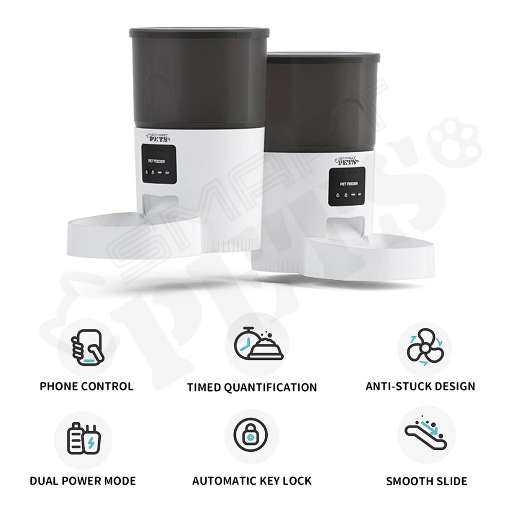 SmartPets PaWow Automatic Pet Feeder (Wi-Fi Ver / Camera Ver) | Shopee ...