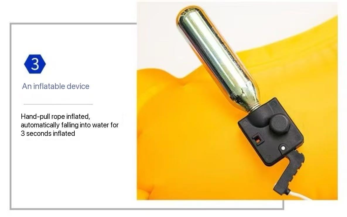 Portable emergency rescue equipment inflatable lifebuoy automatic ...