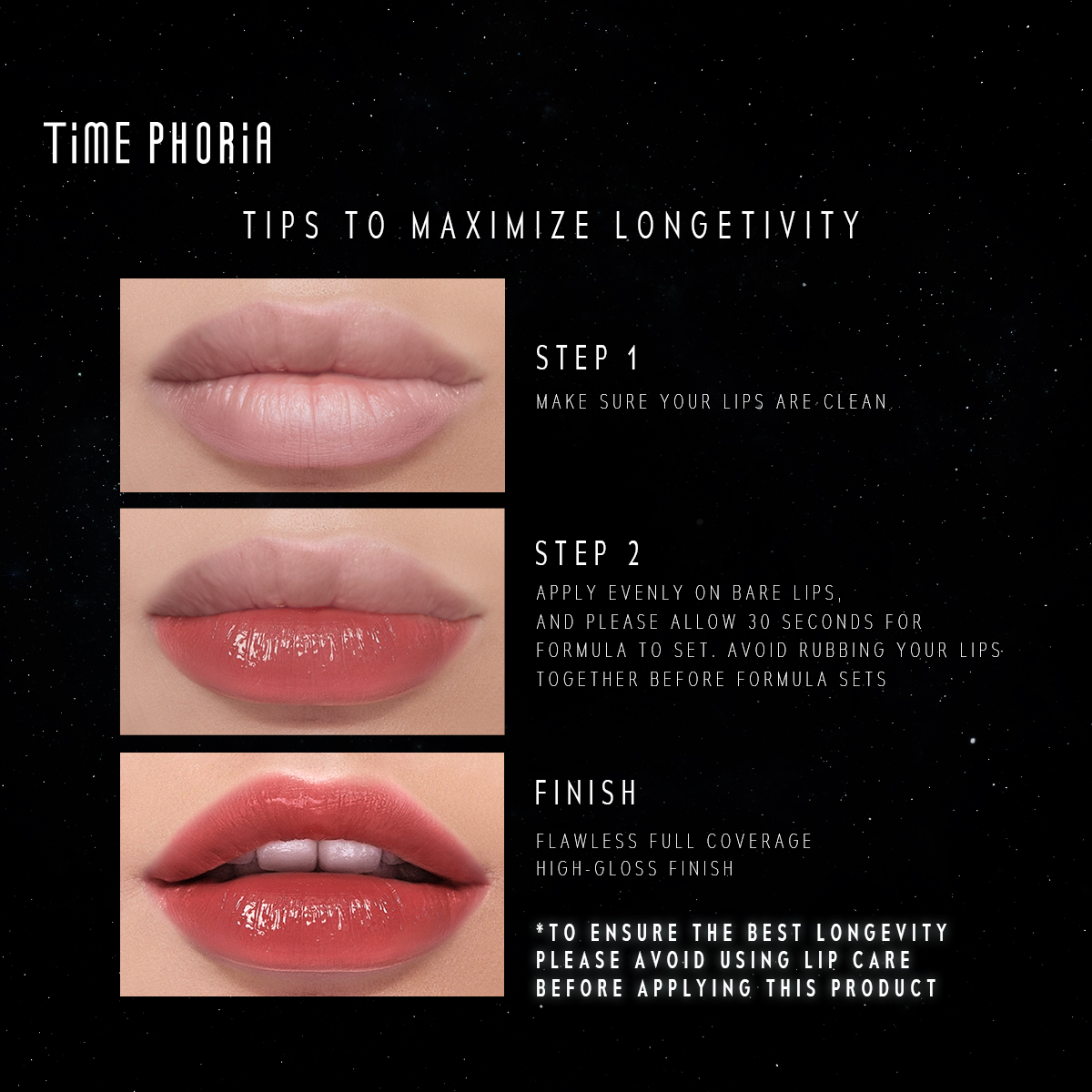 TIME PHORIA - 【Hot Sale】STELLAR DUST LIP STAIN Lipmatte Liptint ...
