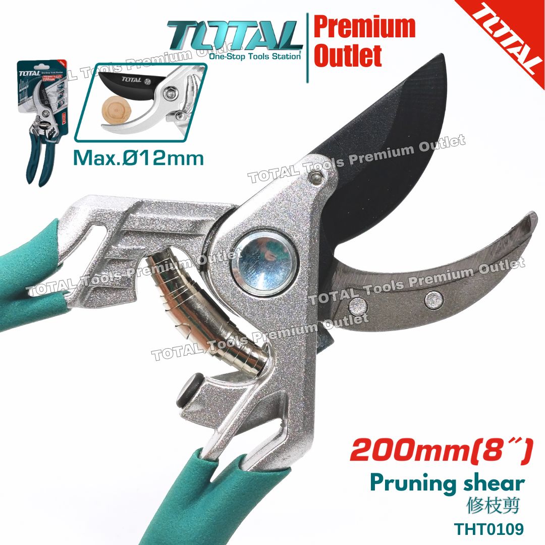 TOTAL Tools 8"/200mm Pruning shear SK5 修枝剪 - THT0109 | Shopee Malaysia