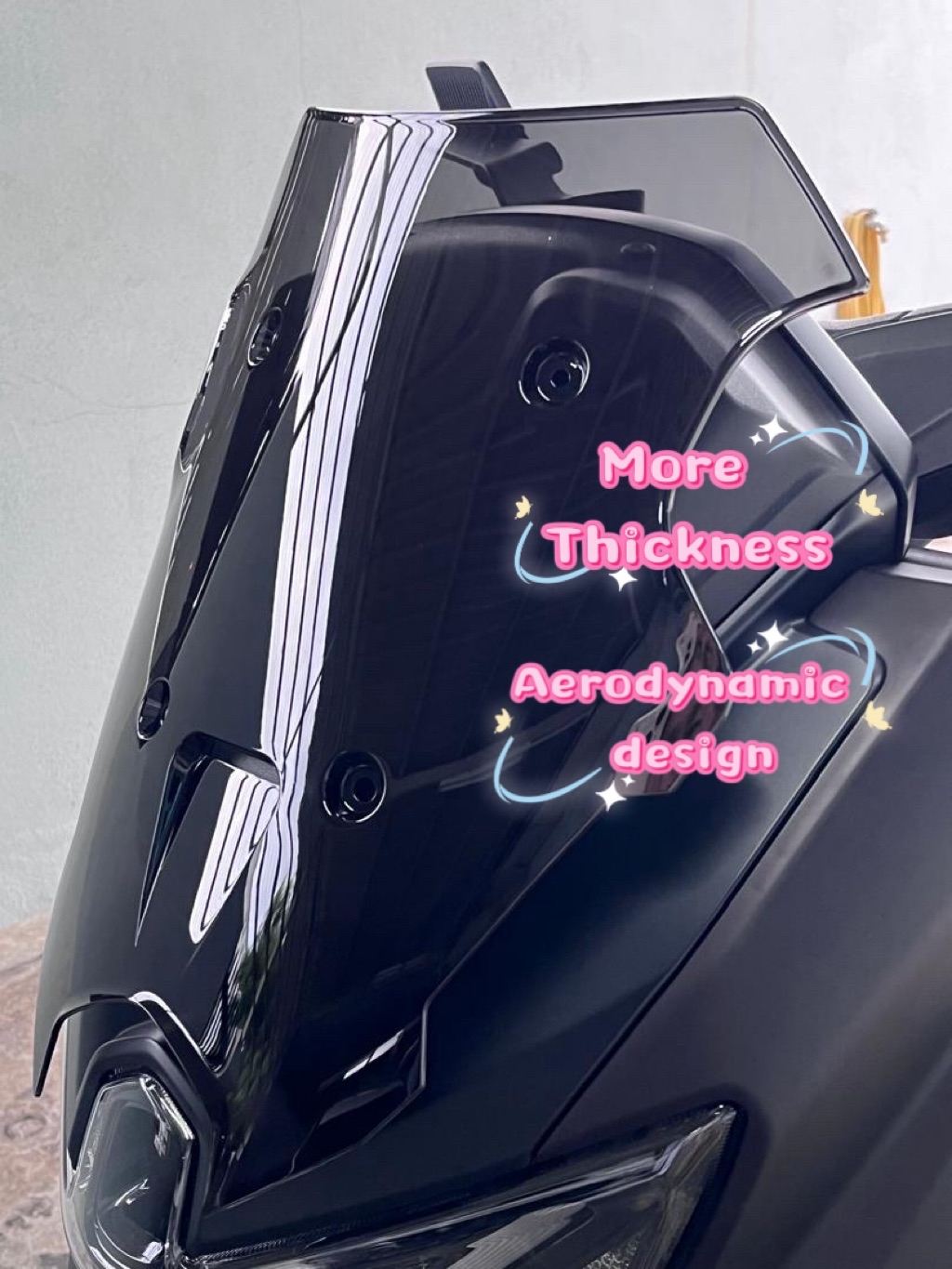NMAX V3/NMAX TURBO WINDSHIELD AERODYNAMIC DESIGN N MAX 155 COWLING ...