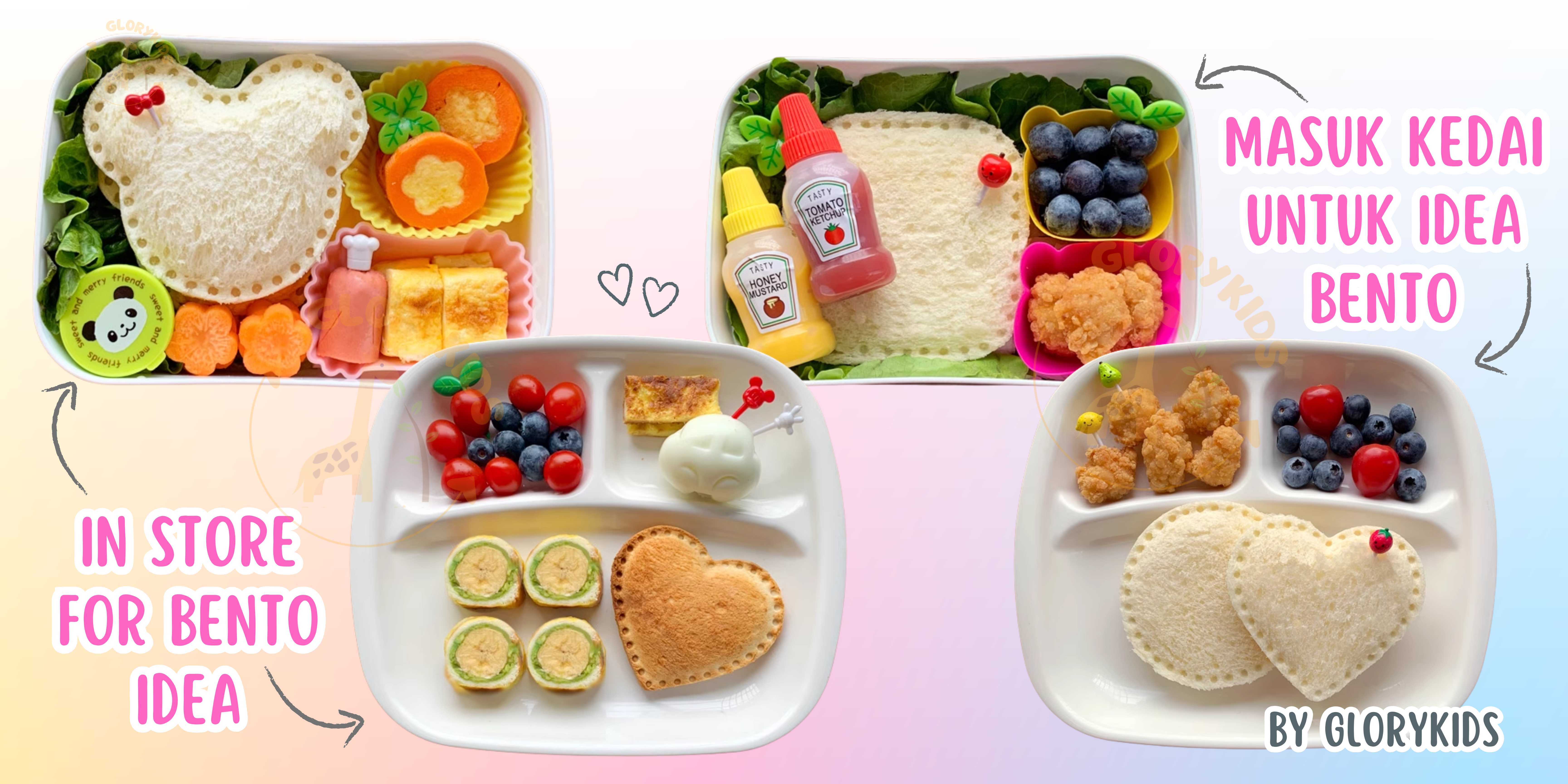 Combo Acuan Set Bento Accessories | Bekal Makanan Comel | Bento Kids ...