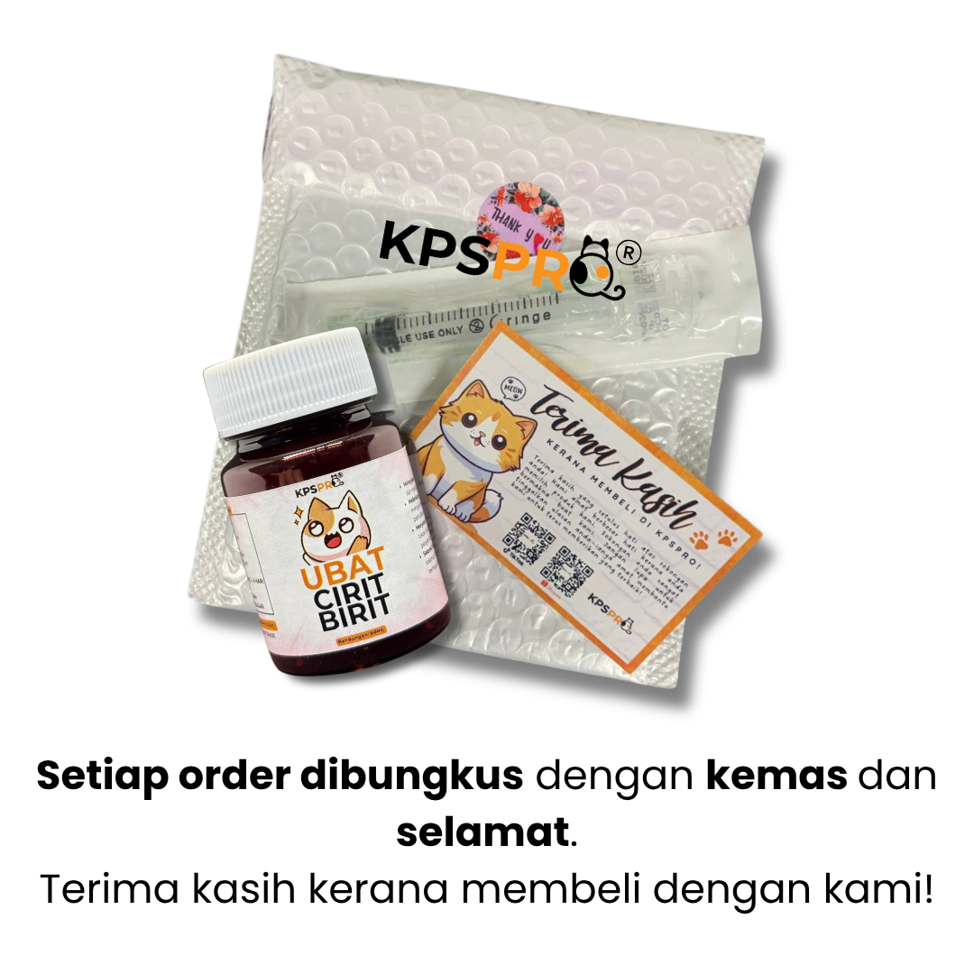 KPSPro Ubat Cirit-Birit dan Muntah Kucing sakit perut najis berak cair ...
