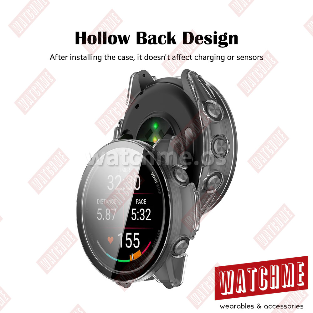 Garmin Forerunner 970, 965 Protector Case, 2in1 Hard Casing With PC ...