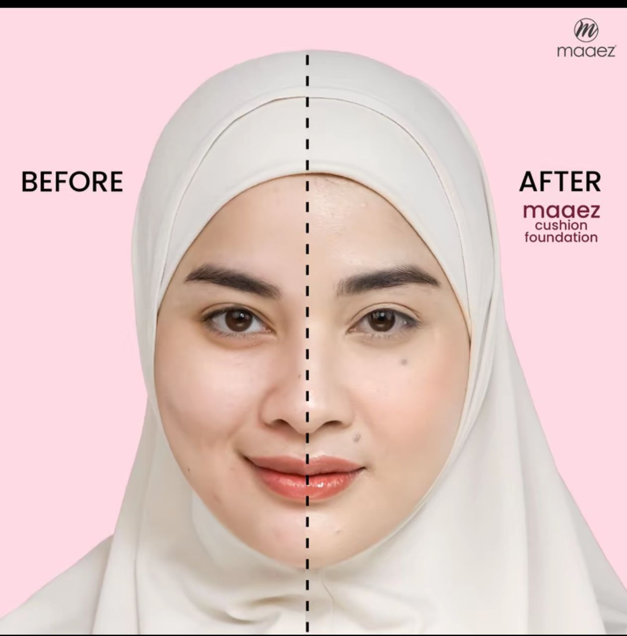 Maaez Cushion Foundation [Second Skin] HQ | Shopee Malaysia