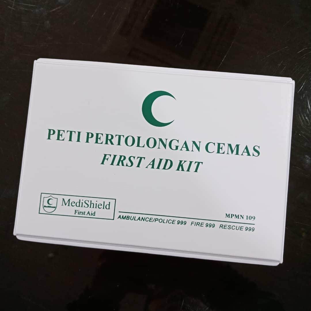 MDA KKM Approved Medishield First Aid Kit Equipped PVC MPMN 109 Small ...