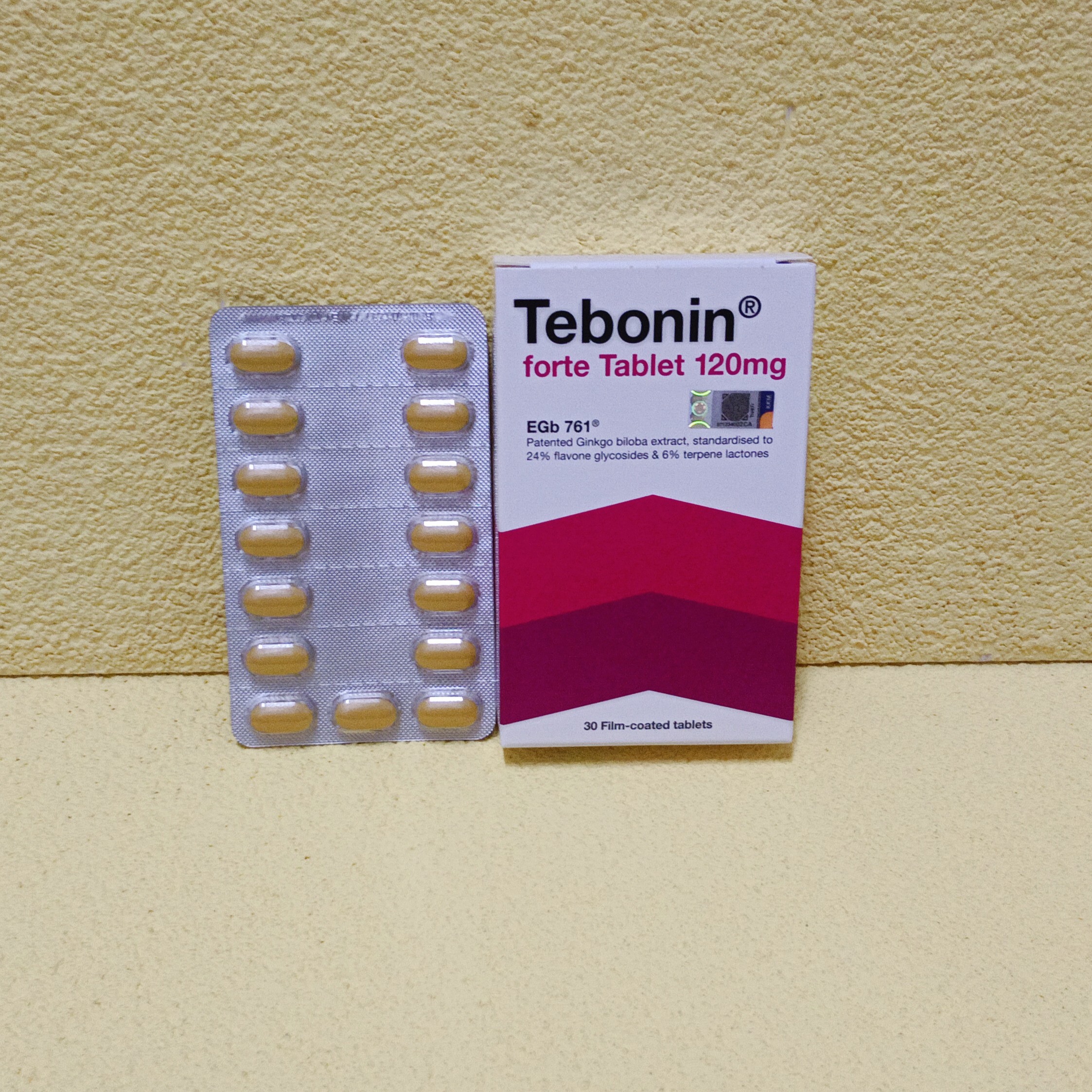 #KlinikKita| Tebonin forte Tablet 120mg MENARINI Ginkgo biloba folium ...