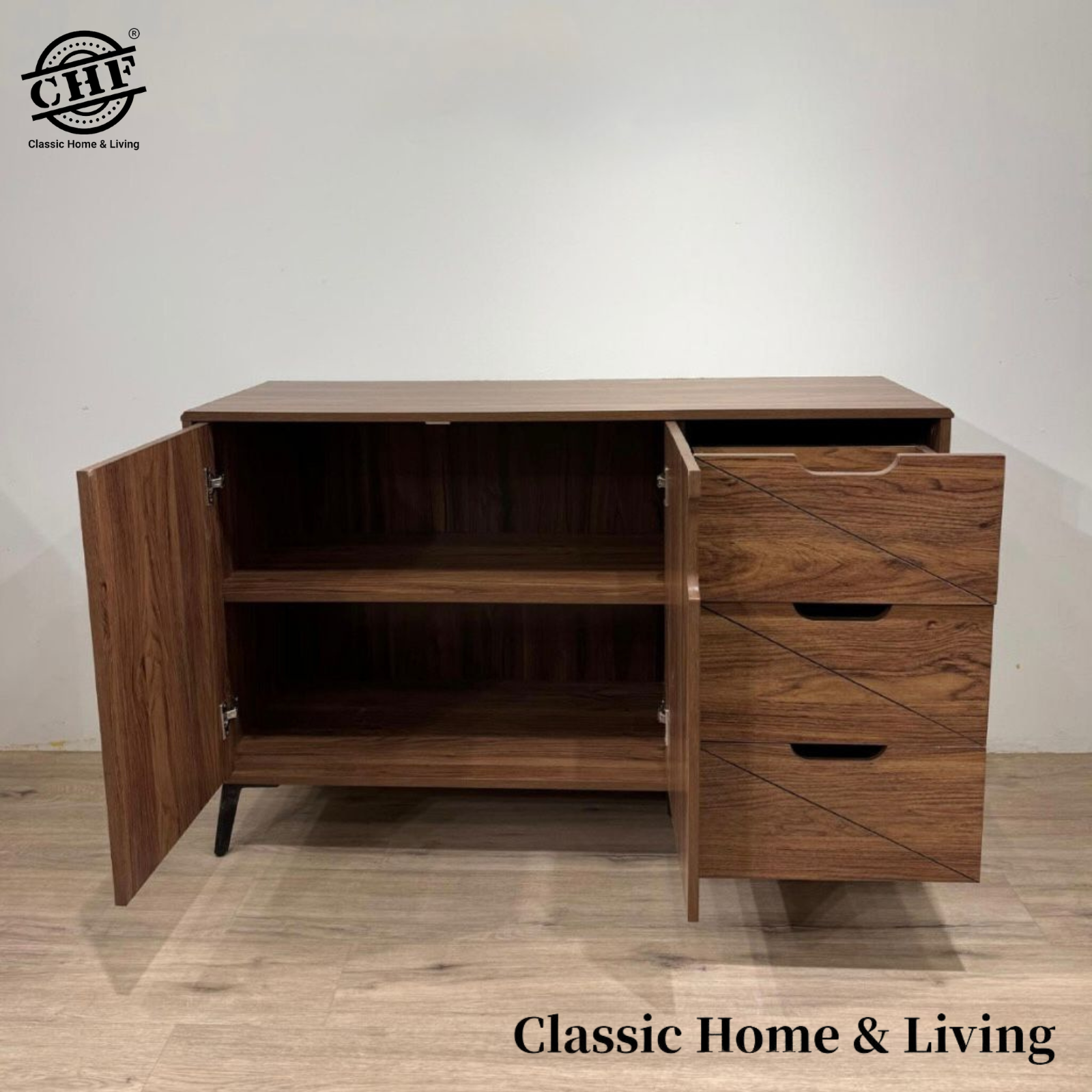 CHF VINA Side Cabinet/Multipurpose Storage Cabinet/Kitchen Cabinet ...