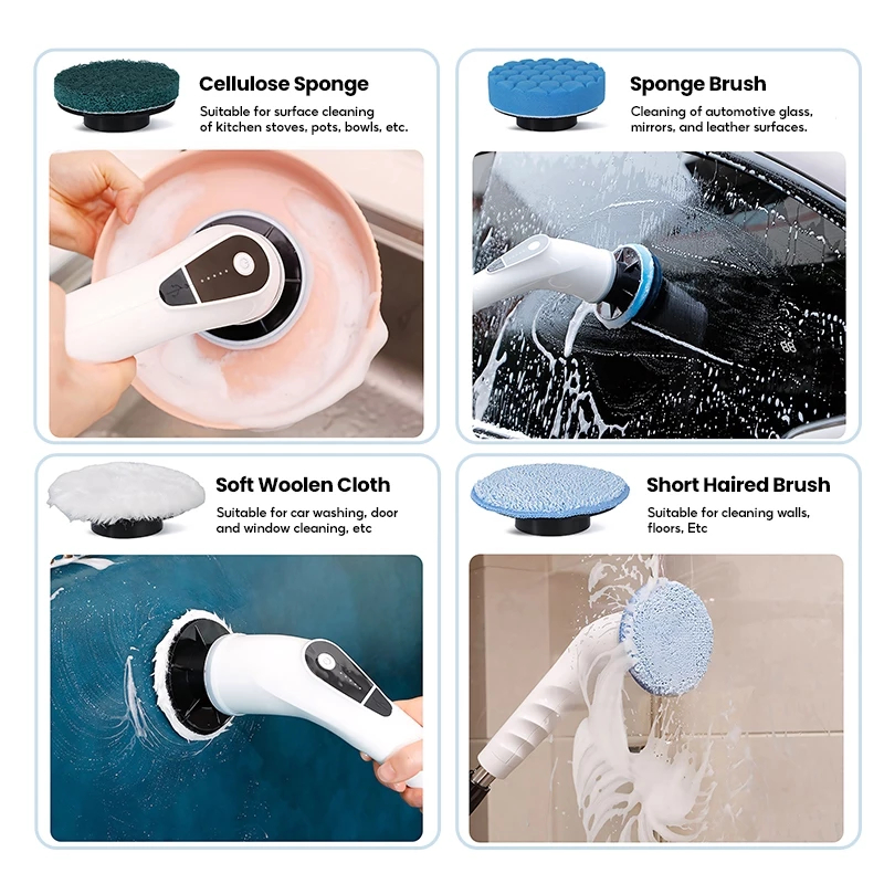 Bosch Electric Cleaning Brush Rechargeable Cordless Electric Spin ...