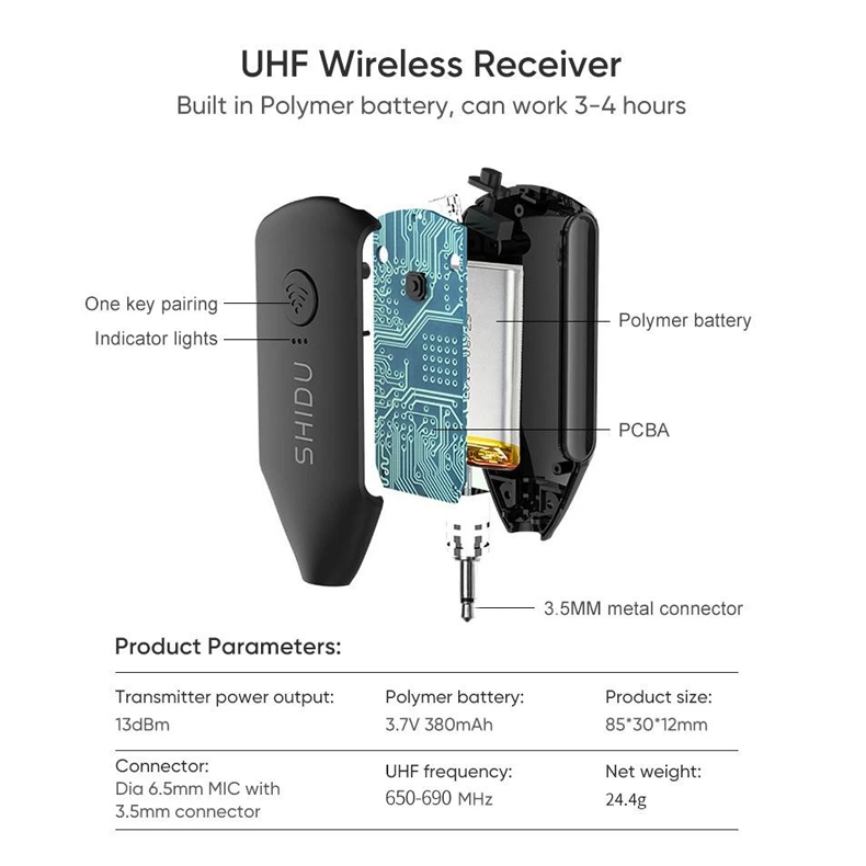 Shidu U8 UHF Wireless Microphone Handheld Headset | Shopee Malaysia