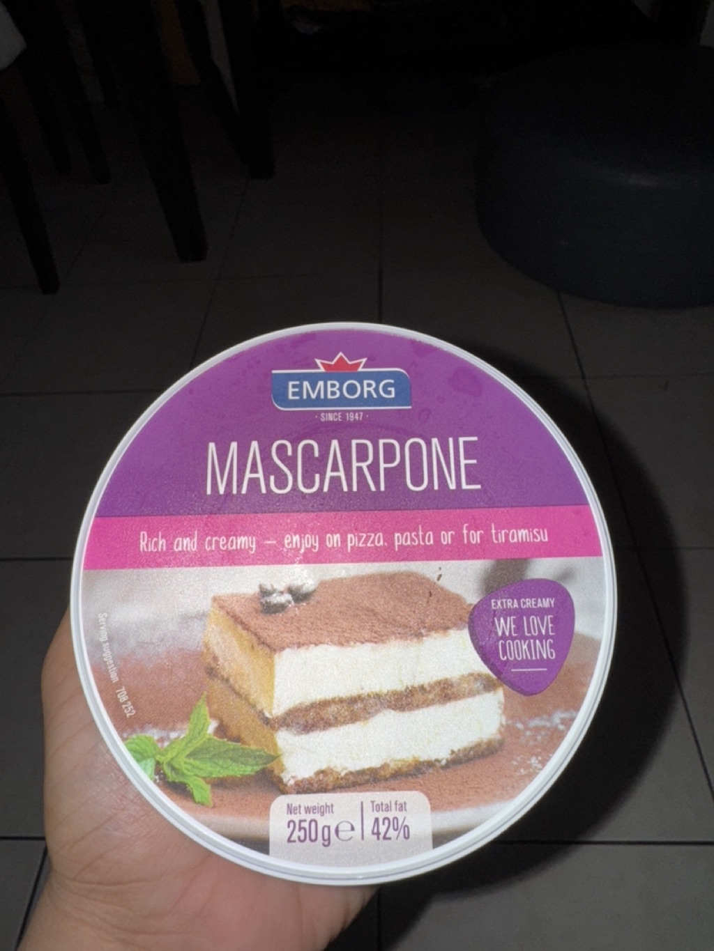 Emborg Mascarpone Cheese 250g | Shopee Malaysia
